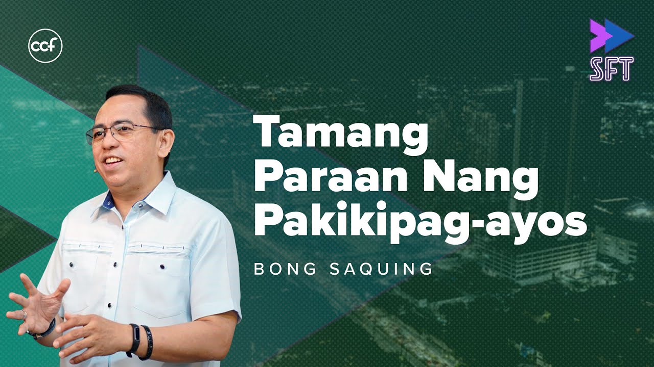 Tamang Paraan Nang Pakikipag-ayos | Sunday Fast Track - YouTube