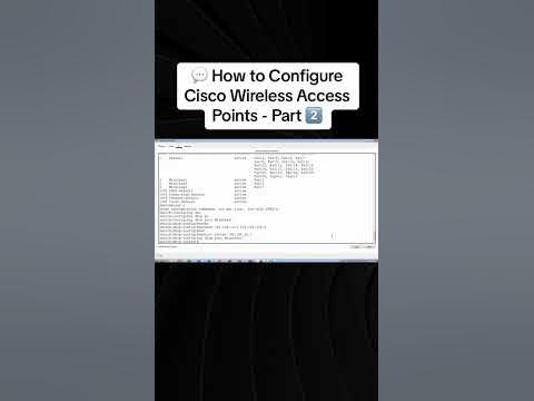 Cisco Wireless Access Points Configuration - Easy Setup Guide Part 2 #CCNA #Cisco # ...