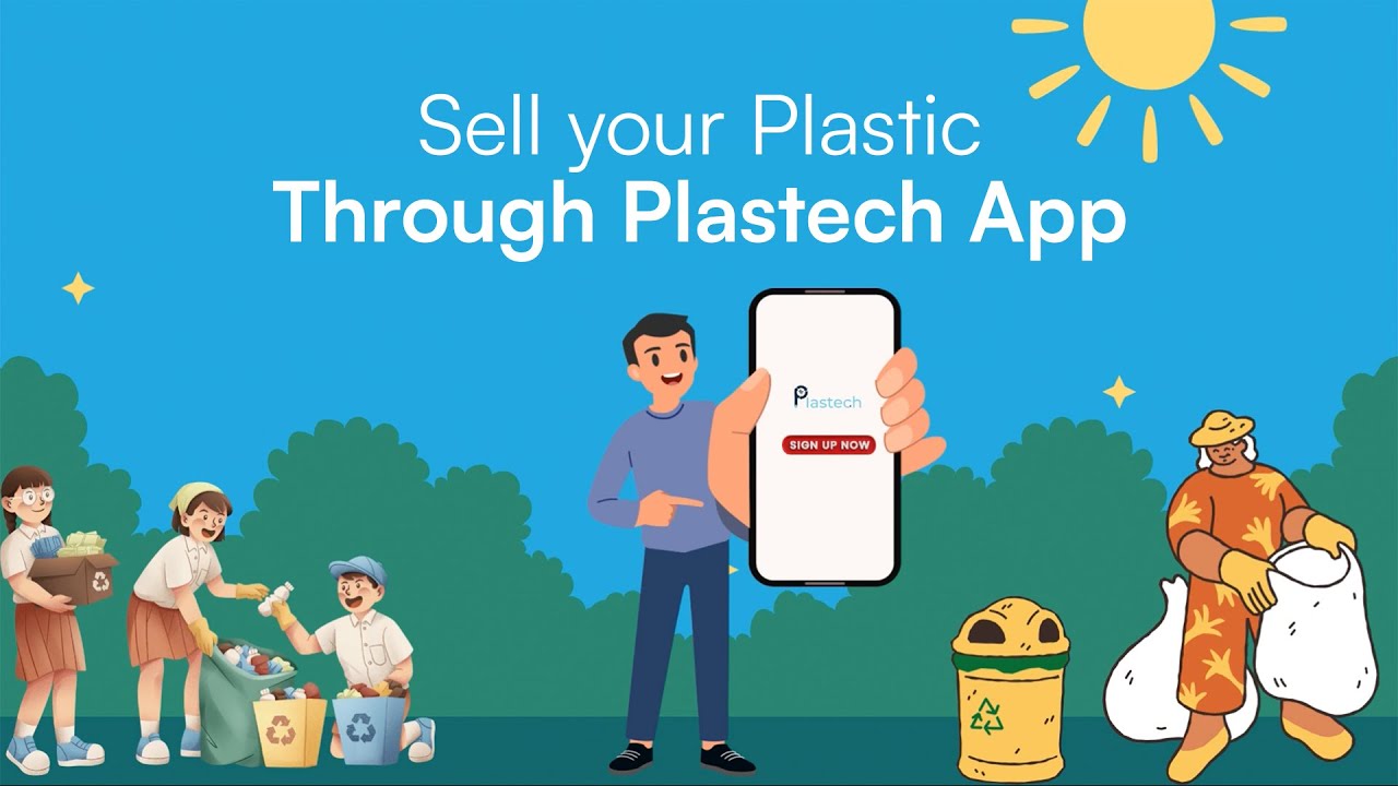 Earn Up to Rs.3,000 Monthly with Plastech App by just selling plastic waste - YouTube