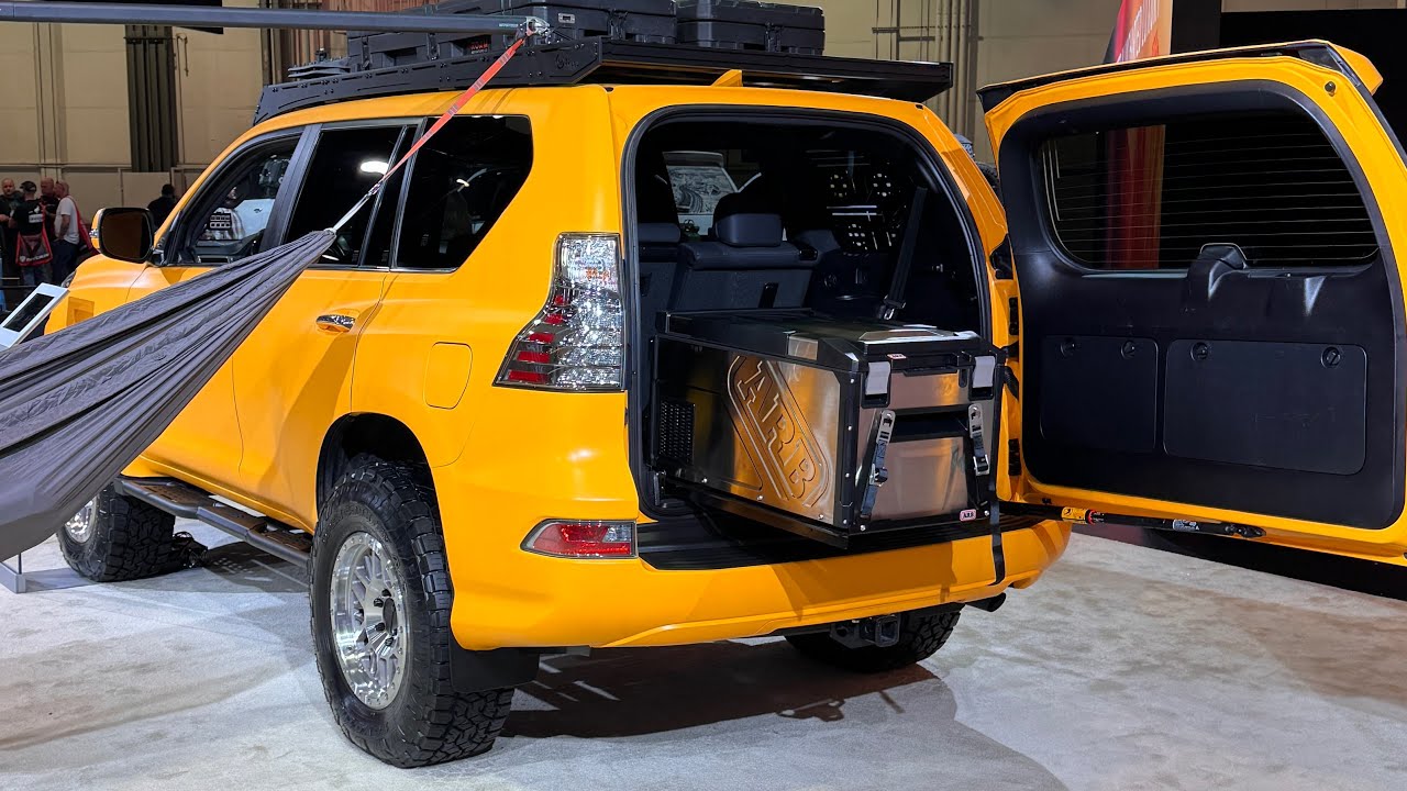 SEMA 2023 | Yellow Lexus GX 460 with AAP Accessories - YouTube