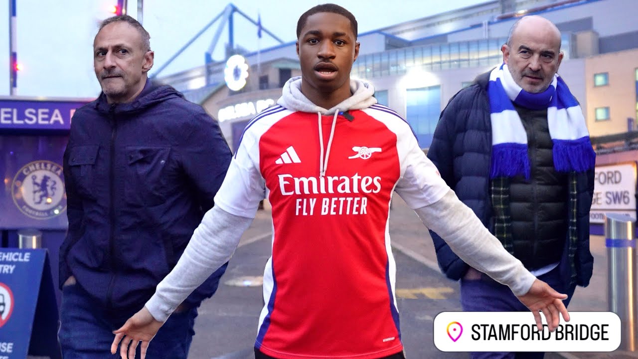 Arsenal fan Trolls Chelsea! - YouTube