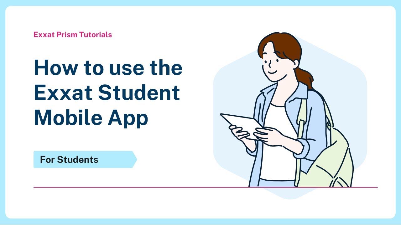 How to use the Exxat Student Mobile App - YouTube
