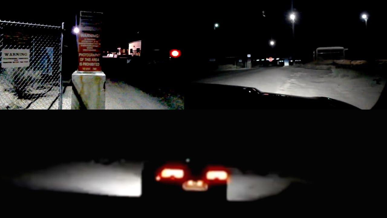 Area 51 Back Gate Visited and Filmed at Night (Restricted Area ...