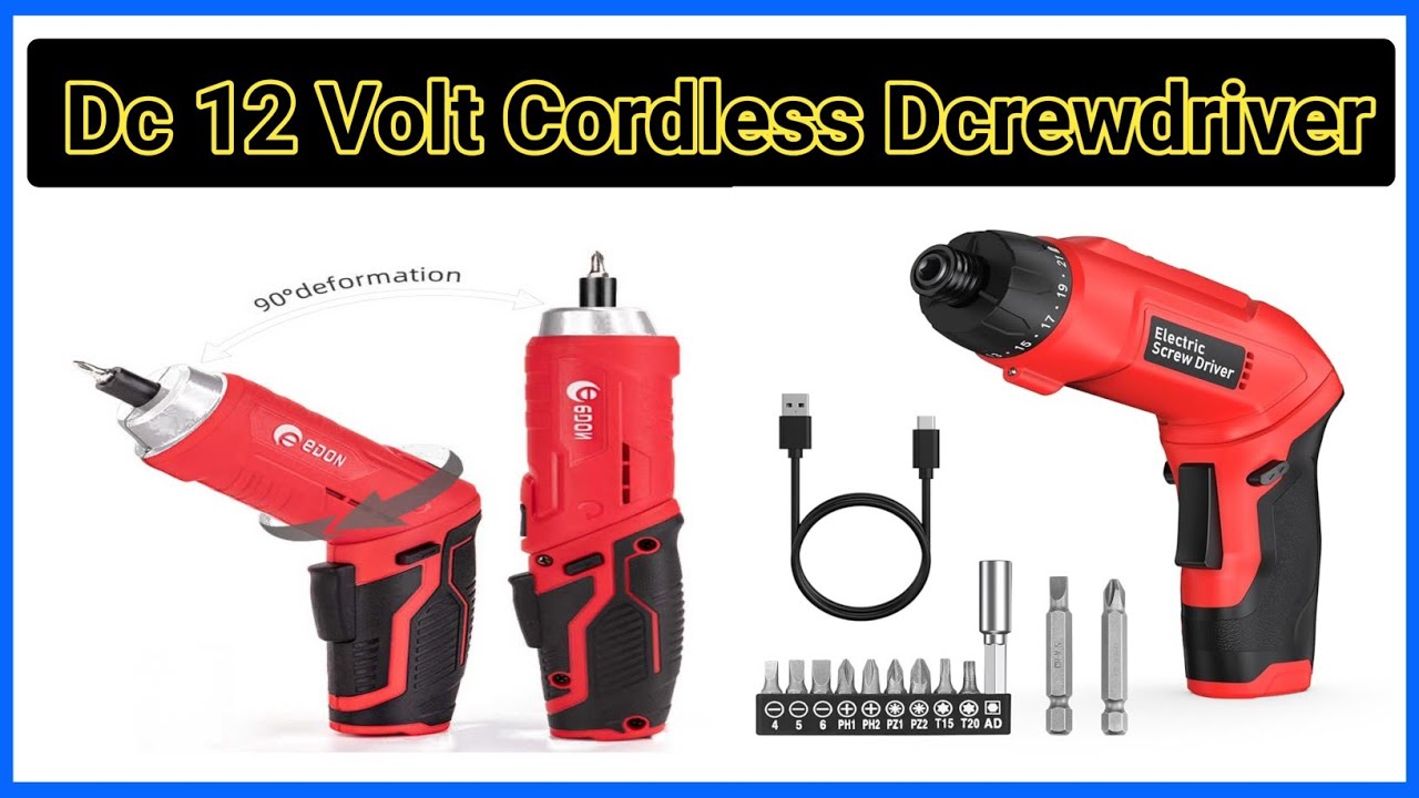 12 v Dc Cordless Screwdriver / Electric Screwdriver Unboxing | 🪛 - YouTube