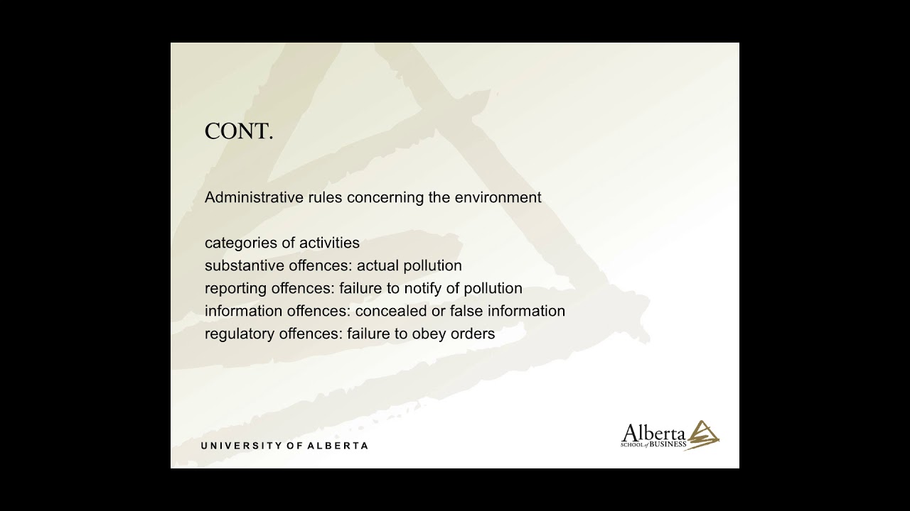 B Law 428 Regulatory Offences - YouTube