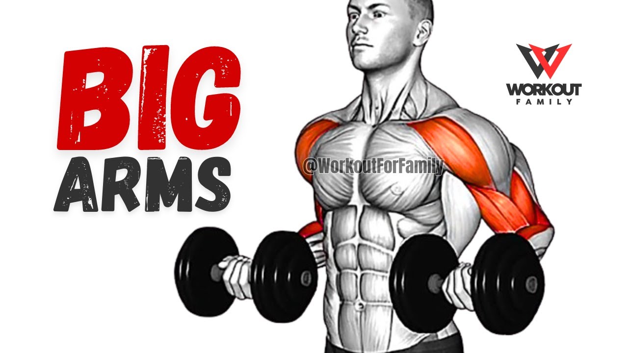 10 Best Exercises to Build Strong Arms | Dumbbell Workout - YouTube