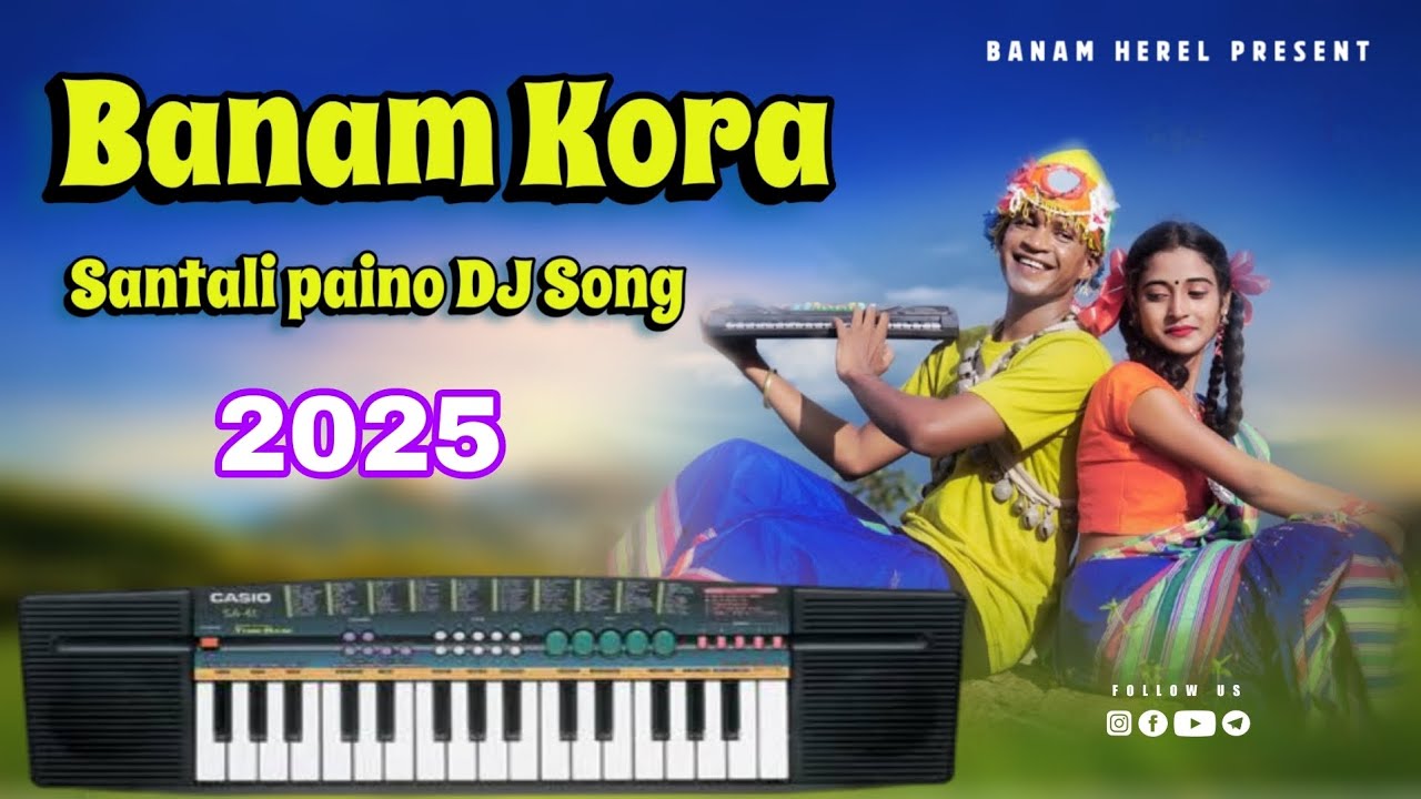 Banam Kora // Santali Casio Music Instrument// Santali paino dj song ...