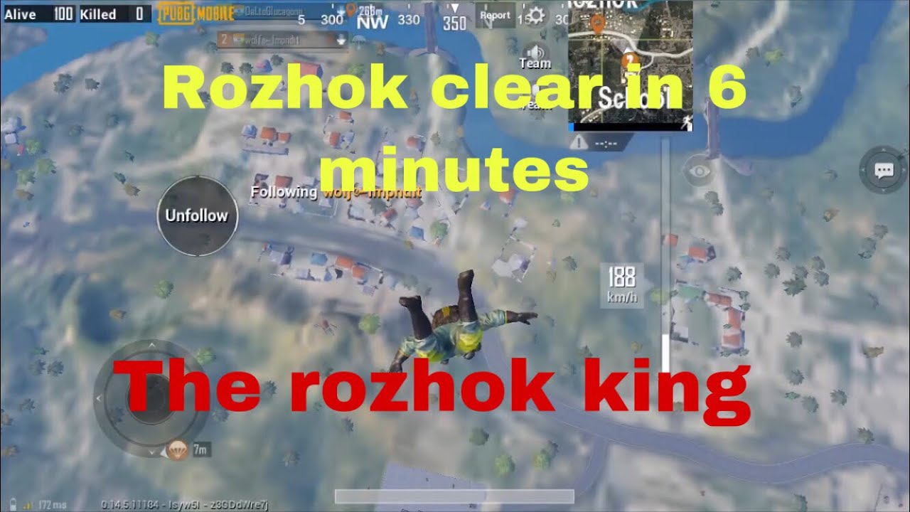 Clearing rozhok in 6 minutes |The rozhok king| |pubg mobile| |rush ...