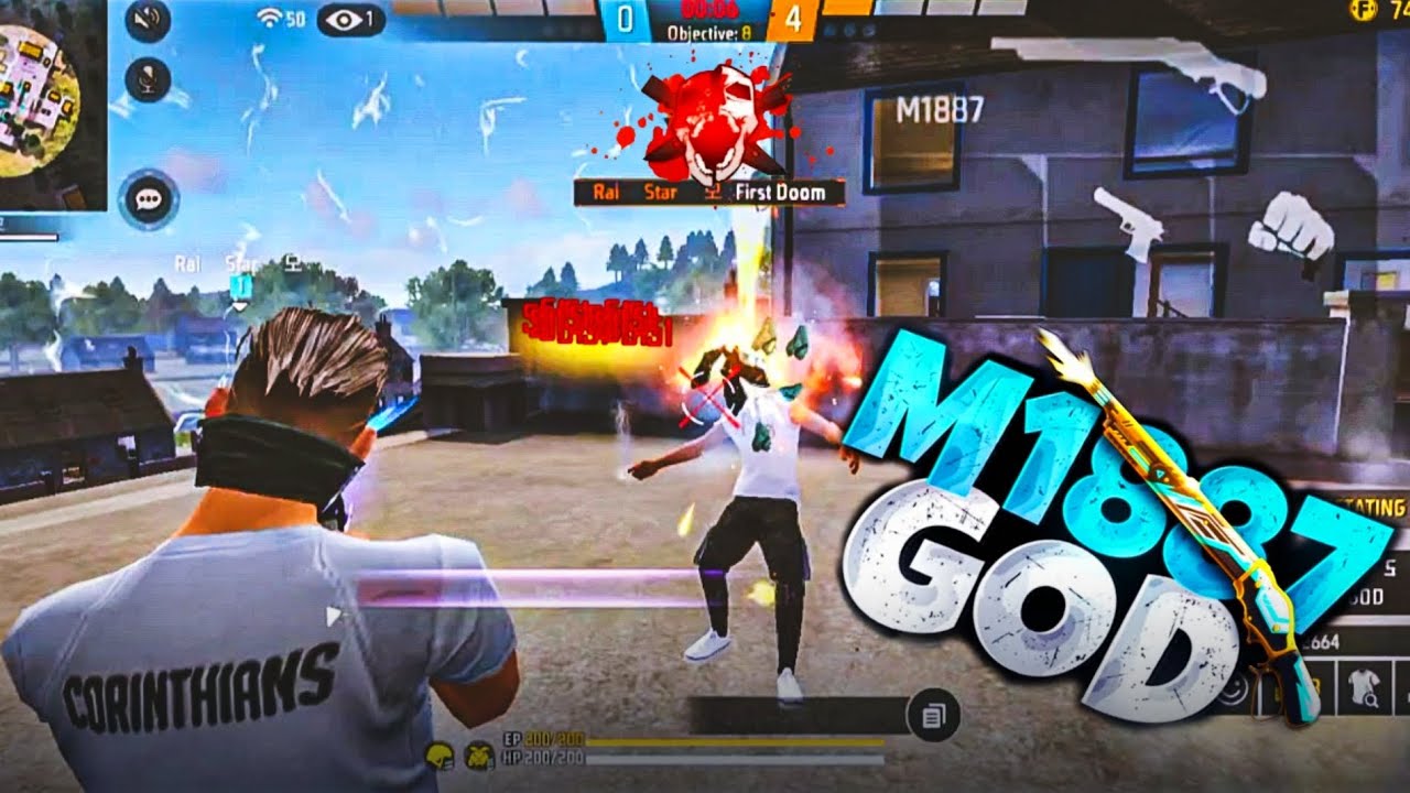 M1887 GOD ⚡AV GAMER 😍how to headshot in ff with 11887 😈 || - YouTube