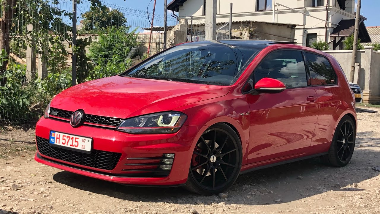 Golf gti mk7 stage 3 pops&bangs SOUND! - YouTube