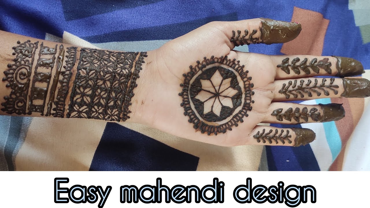 simple mehandi design | mehandi design | mehandi design | easy mehandi ...