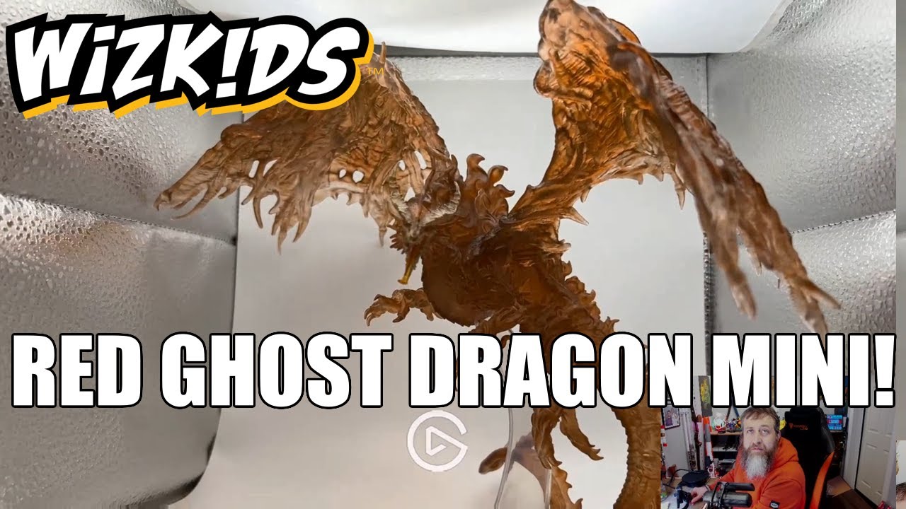 Red Ghost Dragon Mini Unboxing (WizKids Icons of the Realms) | Nerd ...