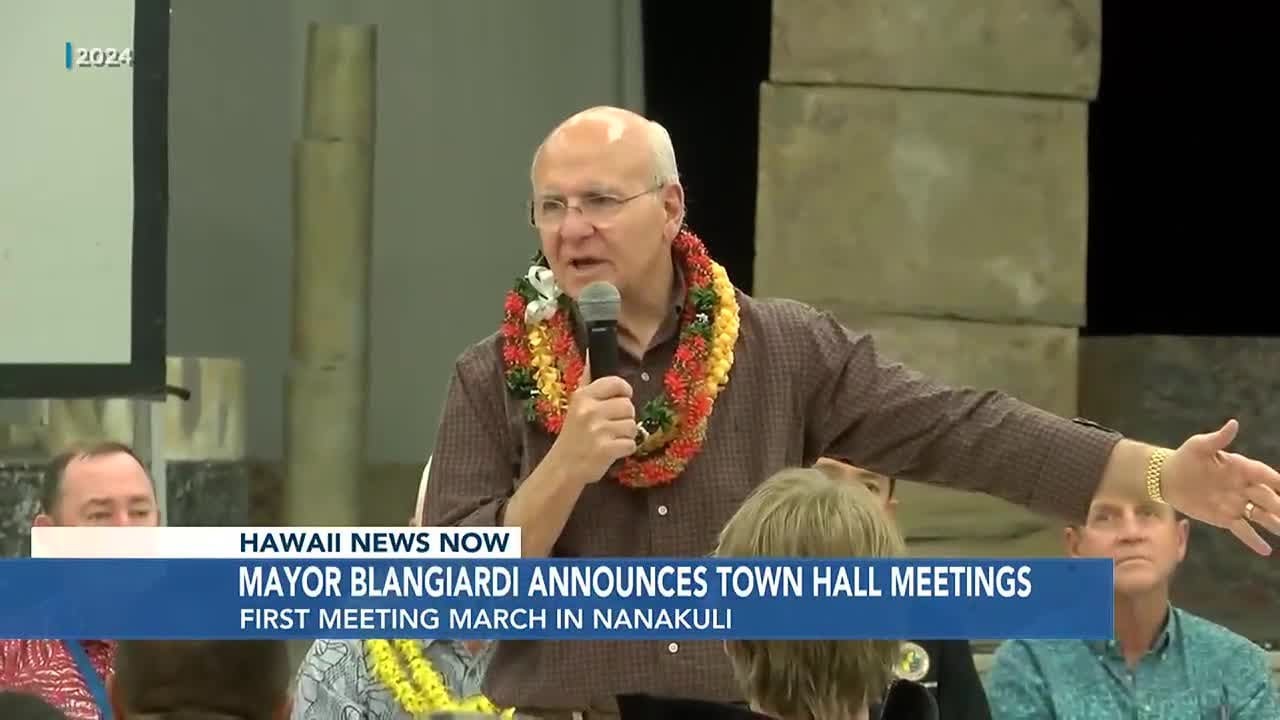 Honolulu mayor seeks public feedback at town hall meetings across Oahu ...