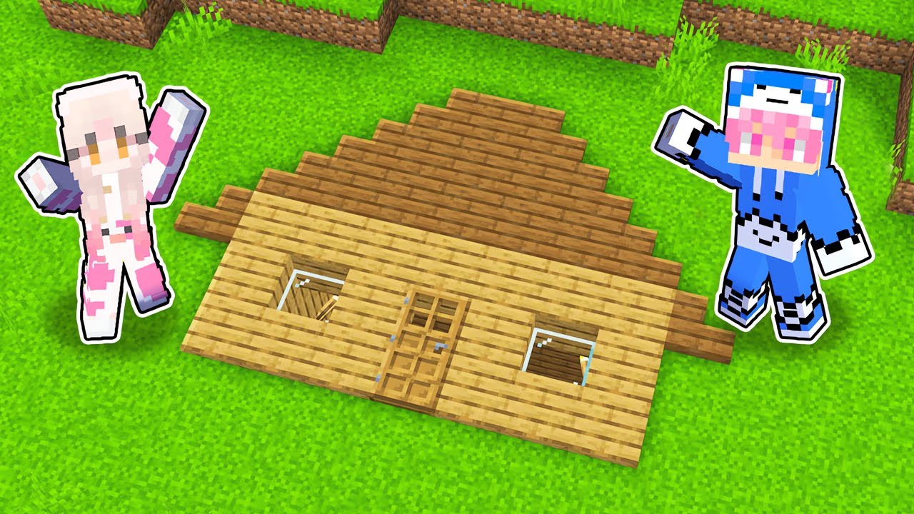 MOMON & ATUN MENEMUKAN RUMAH DATAR YANG MISTERIUS DI MINECRAFT ft ...