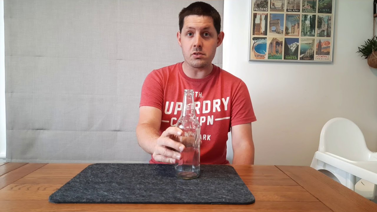 Science Trick #2 The Bottle Lift Solution - YouTube