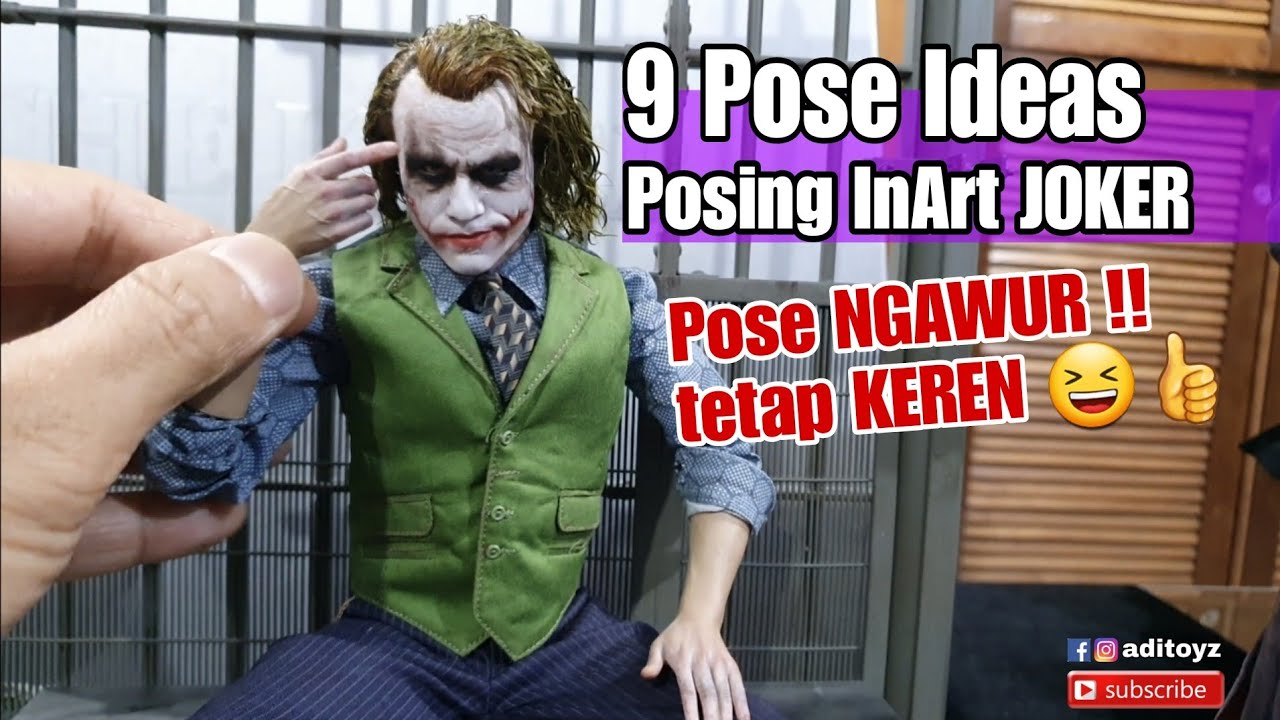 Pose NGAWUR tetap KEREN ! 9 POSE IDEAS POSING InART JOKER ! - YouTube