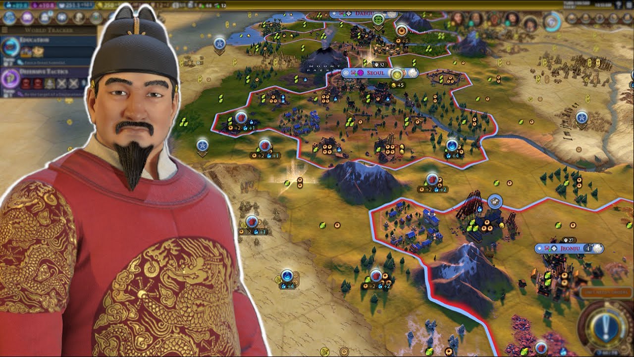 Civ 6 Deity - Sejong Is Not Actually Too Bad! - YouTube
