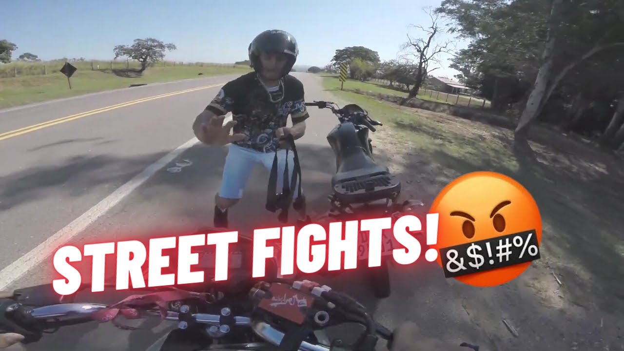 STREET FIGHTS CAUGHT ON CAMERA! | HOOD FIGHTS, MOTORCYCLE CRASH, ROAD ...