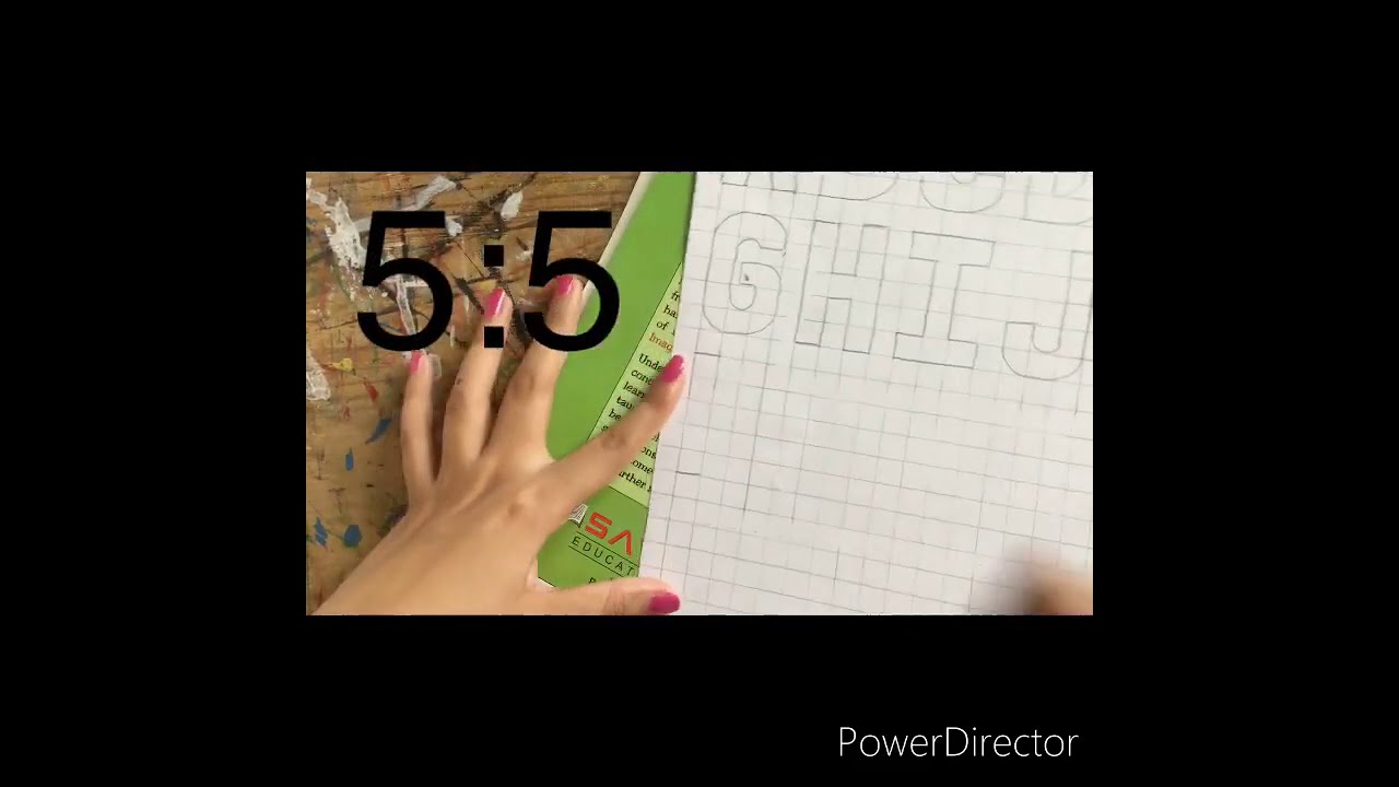 BLOCK LETTERS WRITING(A-Z) - YouTube