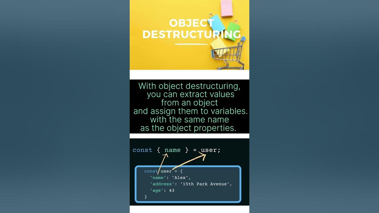 Destructuring In Javascript Es6 Feature Shorts Javascript Education Learnjavascript Viral