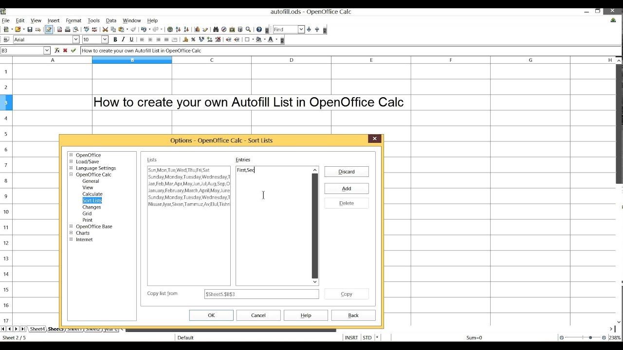 How To Create Your Own Autofill List In OpenOffice Calc Spreadsheet how-to-create-your-own-autofill-list-in-openoffice-calc-spreadsheet