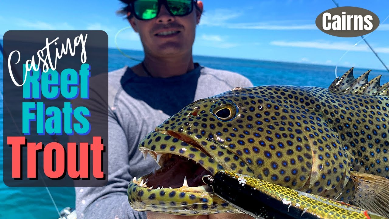 Casting Reef Flats for Coral Trout - KFC Fish (catch & cook) - YouTube