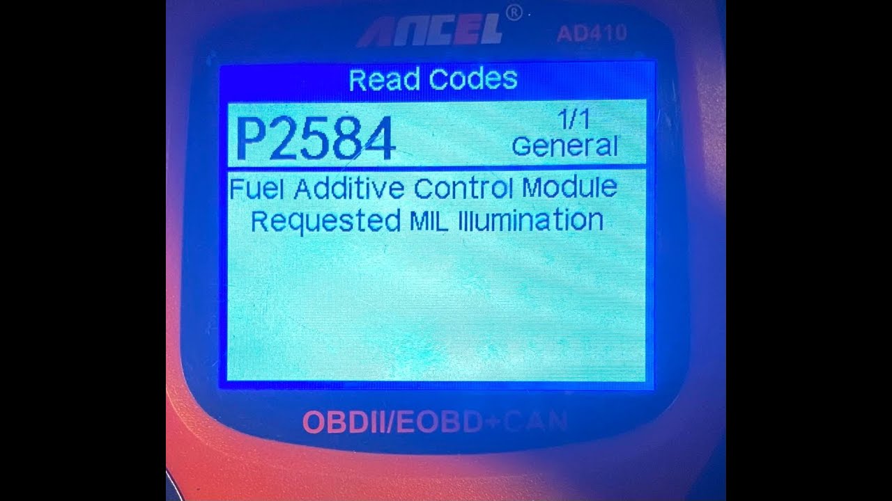 #Fault#code#P2584#ford#fokus#feul#additive#refill - YouTube