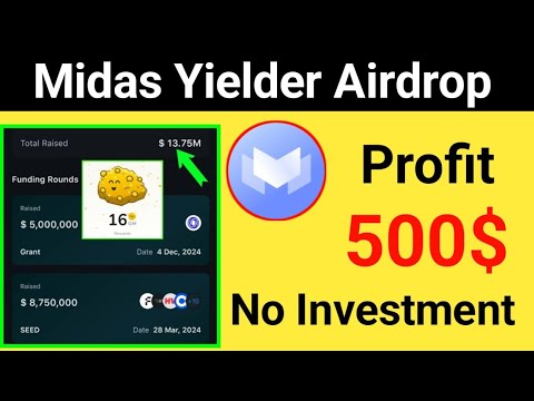 Midas telegram airdrop full guide | midas yielder airdrop backed by ...