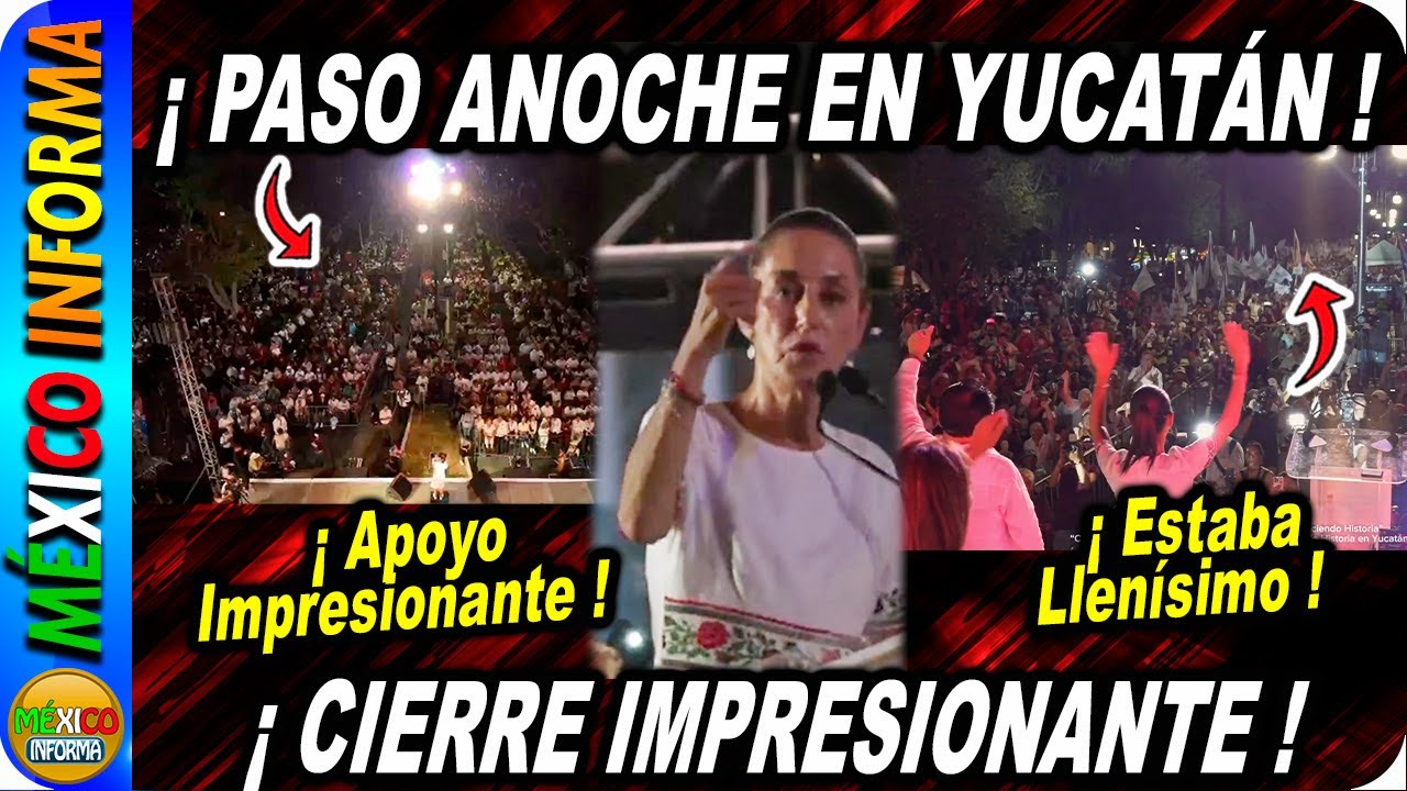 NUNCA SE HABÍA VISTO ALGO ASÍ EN YUCATÁN. PASO ANOCHE. TREMENDO MENSAJE ...