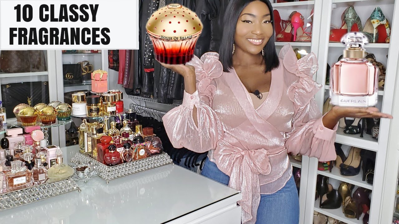 10 CLASSY FRAGRANCES IN MY COLLECTION | PERFUME COLLECTION - YouTube