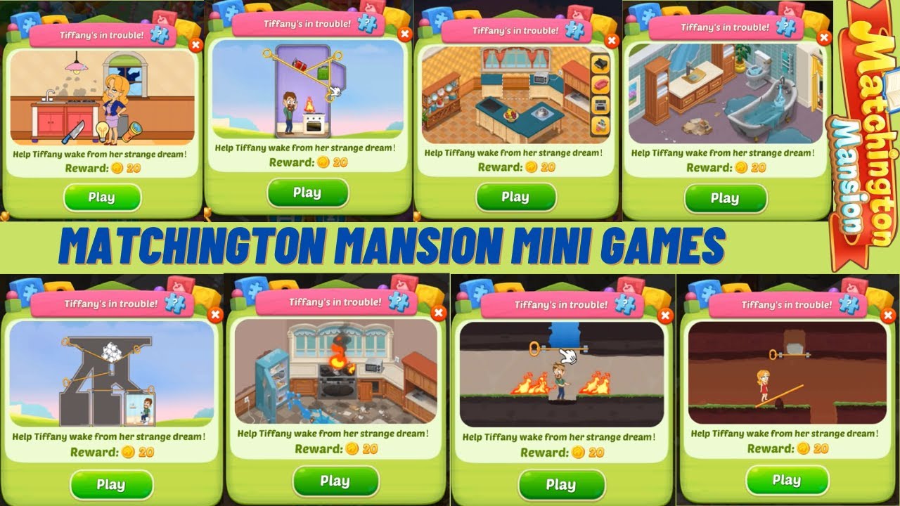 Matchington Mansion Mini Games | Matchington Mansion Ads - YouTube