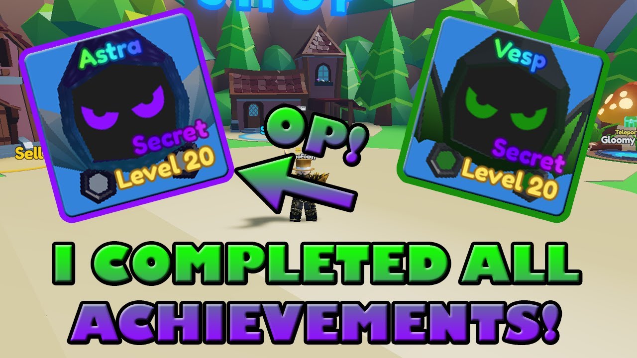 I COMPLETED ALL ACHIEVEMENTS (Astra and Vesp Reward Pets!) - Roblox ...