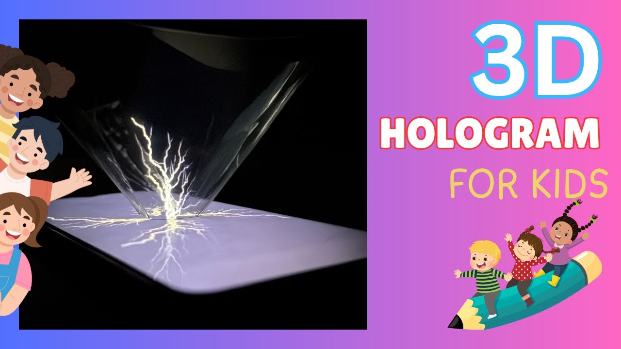 How to Make a 3D Hologram at Home – Easy Kids Tutorial! - YouTube