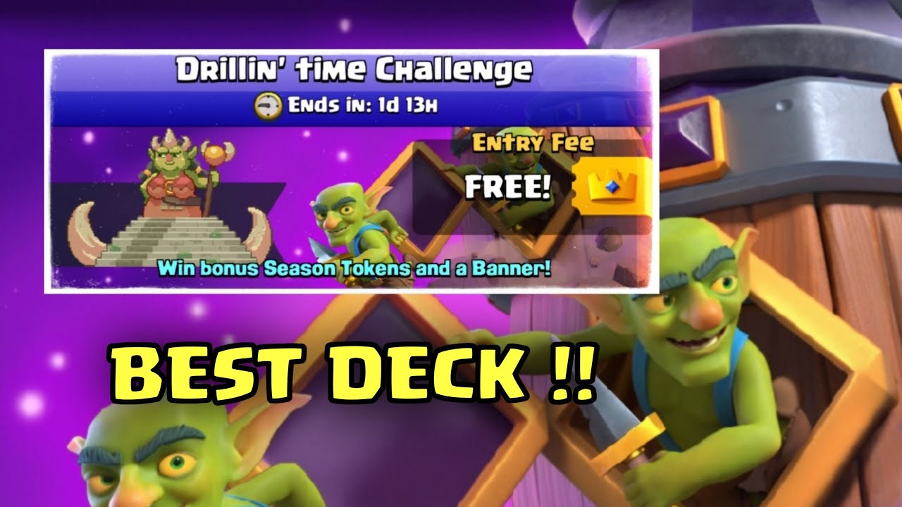 DRILLIN TIME CHALLENGE - Clash Royale - YouTube