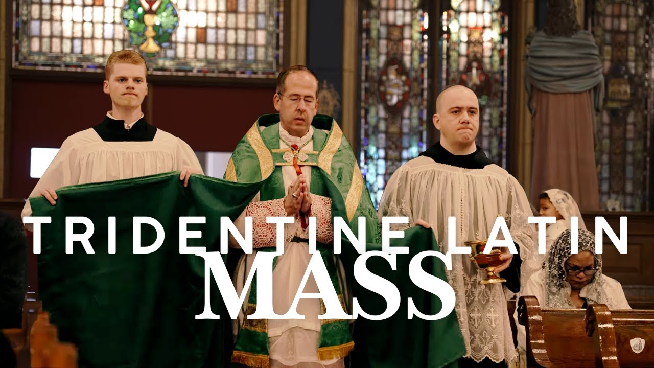 Tridentine Latin Mass | Sacred Heart Church - YouTube