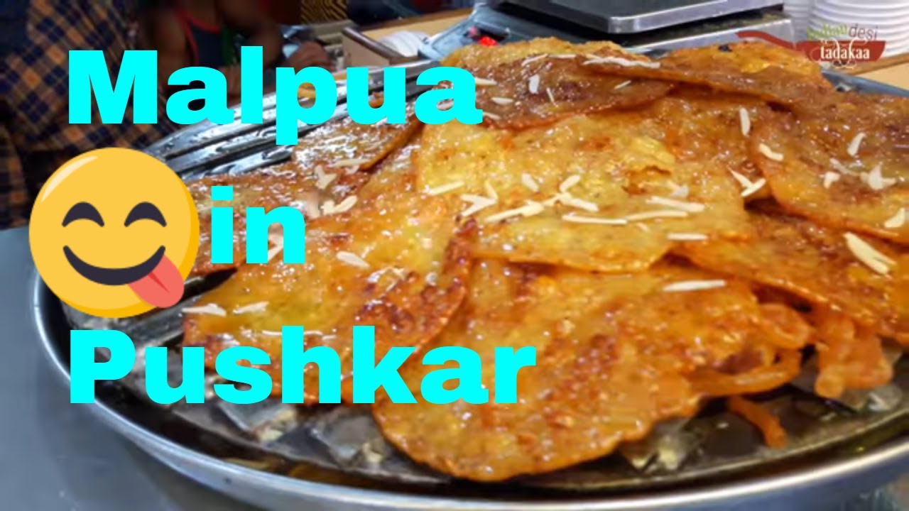 Famous Indian Sweets of Pushkar | Indian Street Food | Rabri Malpua ...