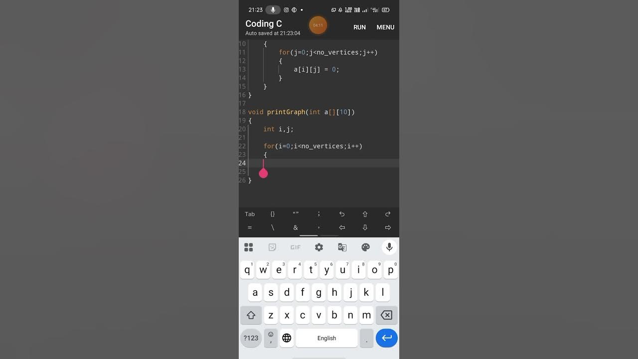 Adjacentmatrix weighted directed graph dsa program part 1 - YouTube