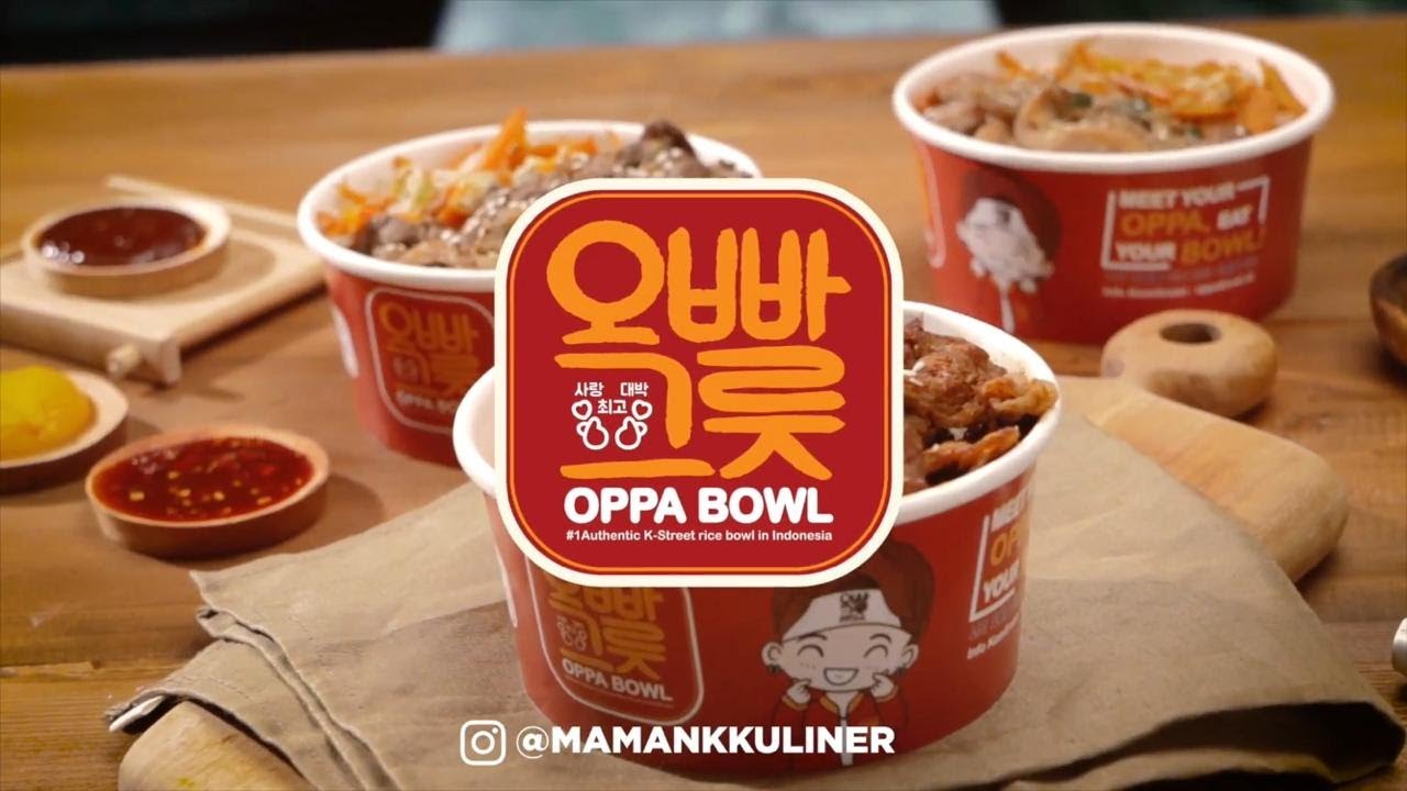 OPPA BOWL | #1 Best Authentic Korean Rice Bowl in Indonesia - YouTube