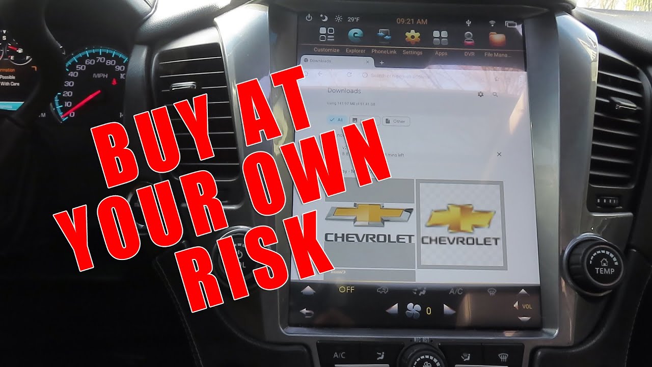 12 INCH TESLA STYLE ANDROID HEAD UNIT REVIEW - YouTube