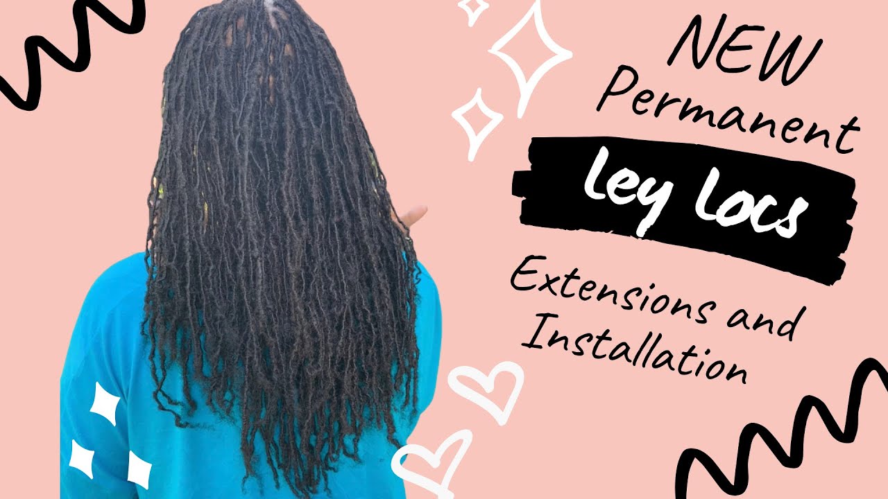 Micro Permanent Ley Locs Extensions - YouTube