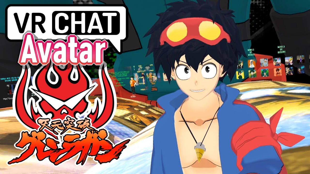 Simon Avatar Tengen Toppa Gurren Lagann VRChat - YouTube