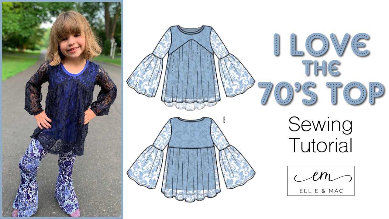 Let’s Go Back to The 70’s With This Cute Top! - YouTube