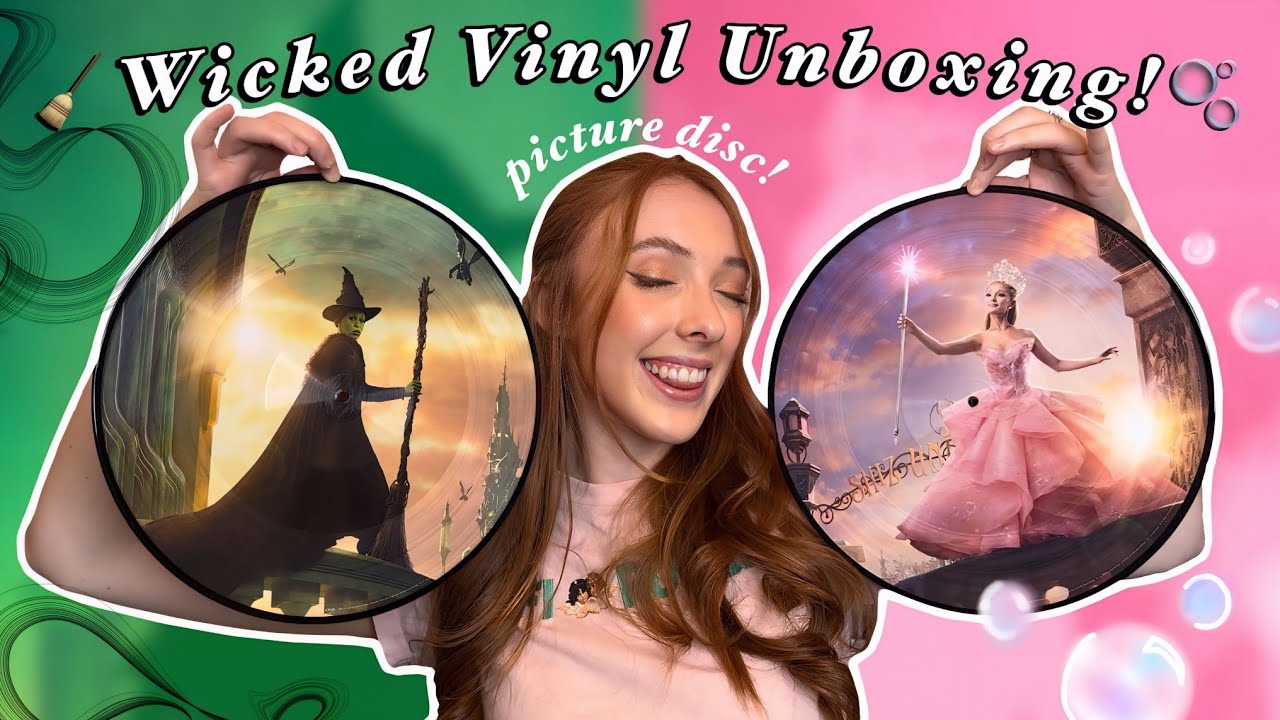 WICKED SOUNDTRACK VINYL UNBOXING! 🫧🧹 *exclusive picture disc* - YouTube