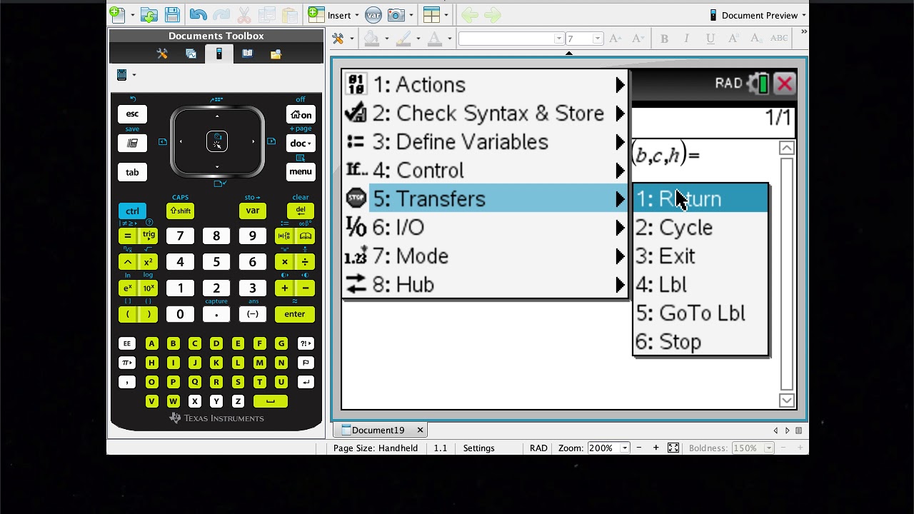 Program On Ti Nspire Formula To Make Function Or Command YouTube Program On Ti Nspire Formula To Make Function Or Command YouTube