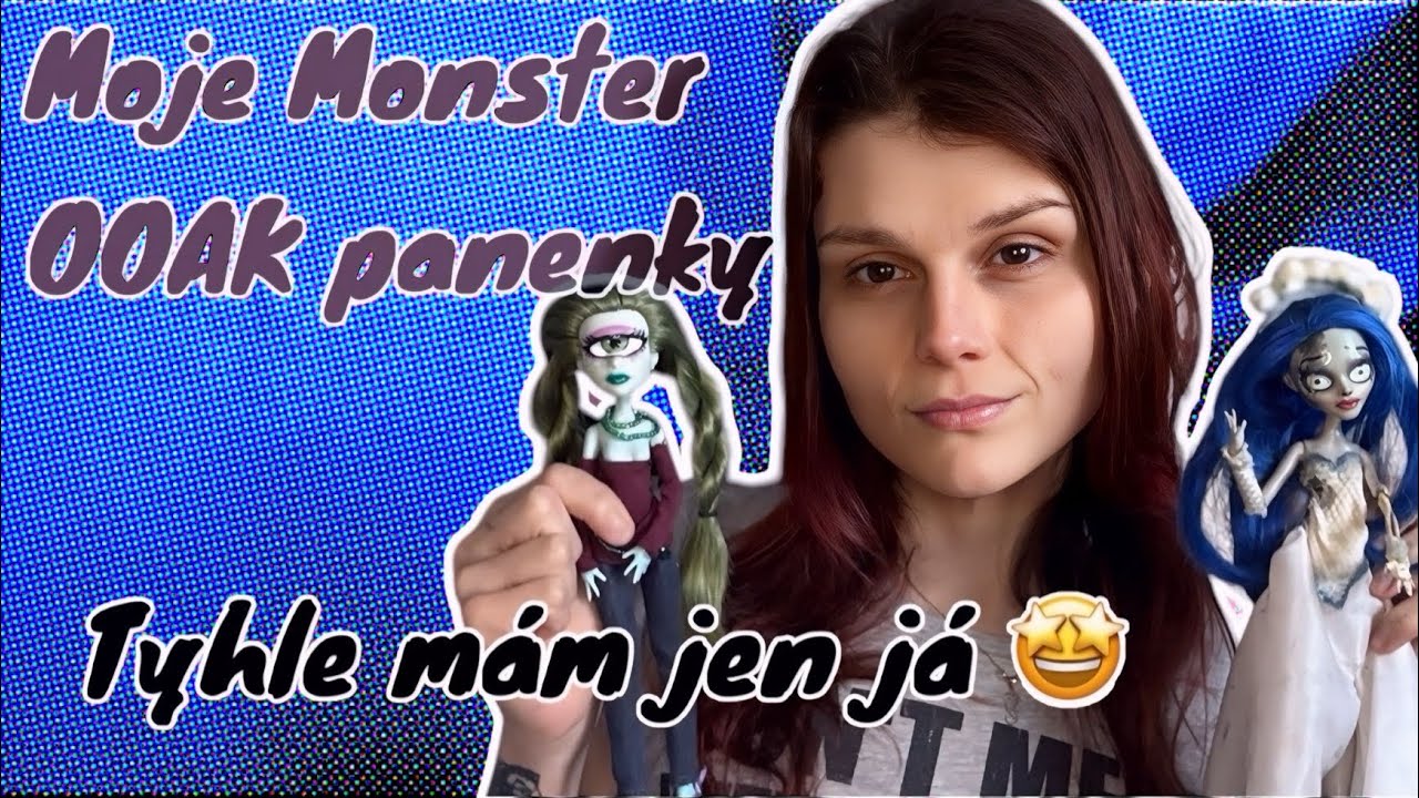 Moje OOAK Monster High Panenky | Jenny Rinn - YouTube