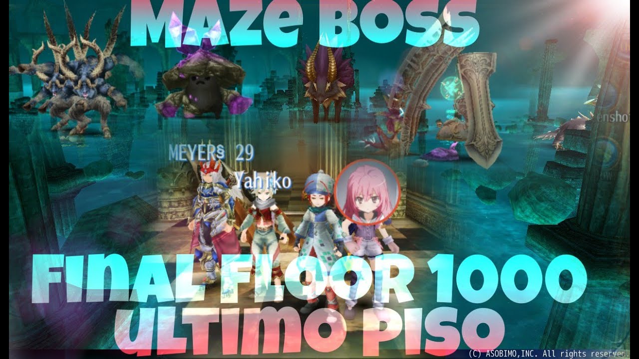 Toram Online Final Maze Boss 900-1000 - YouTube