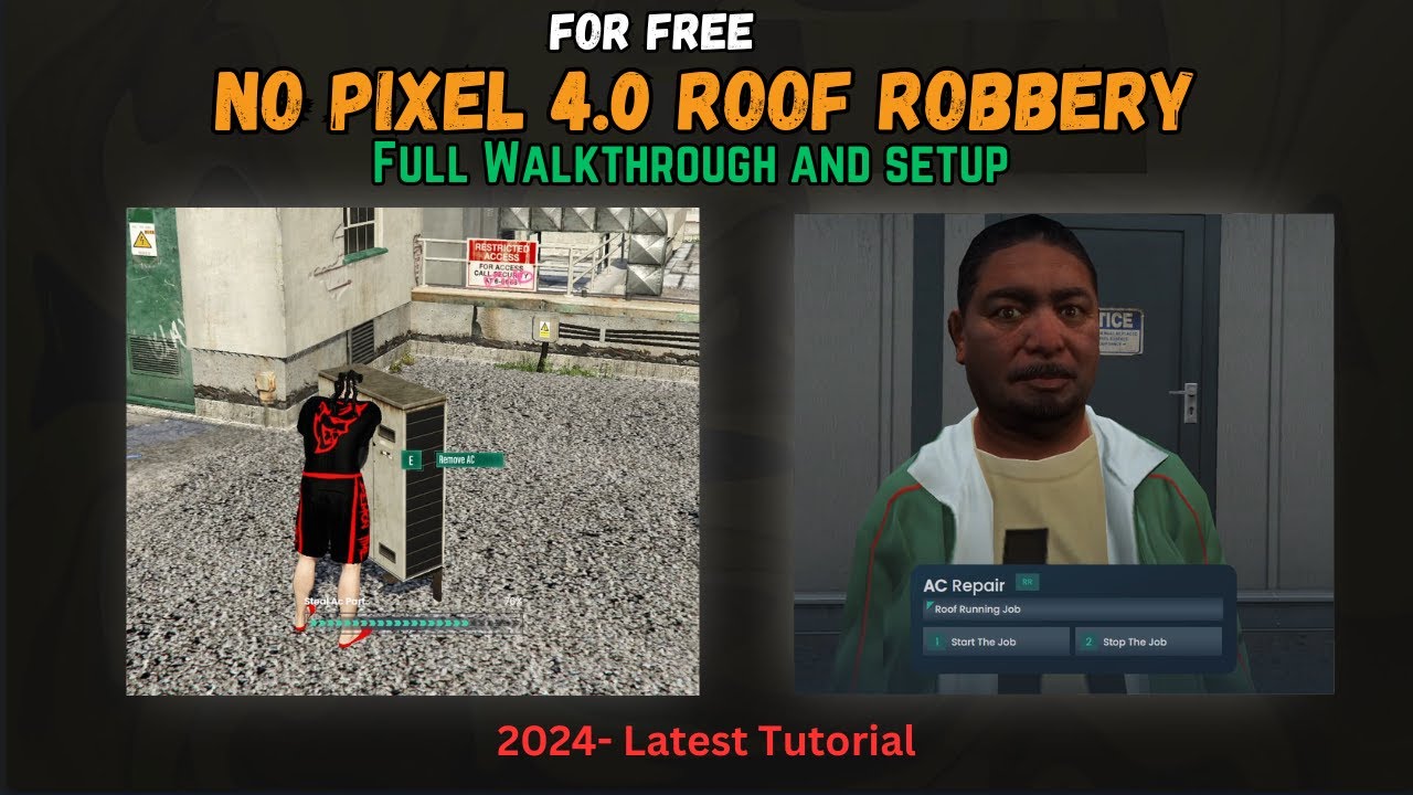 No Pixel 4.0 Roof Running Robbery Script | Free Script | Installation ...