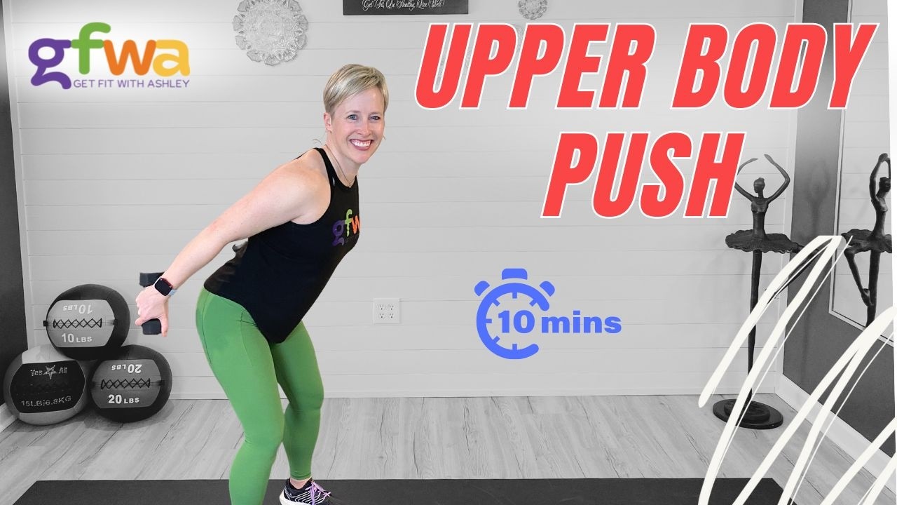 10-Minute Upper Body Push Workout - Chest, Shoulders & Triceps - Tabata ...