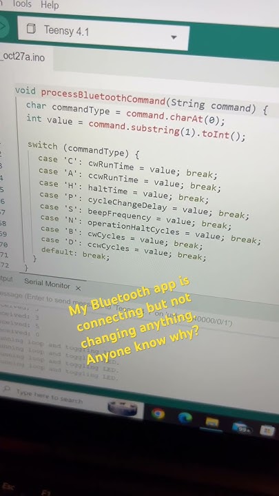 Please help me with my code . #arduino #arduinoproject - YouTube