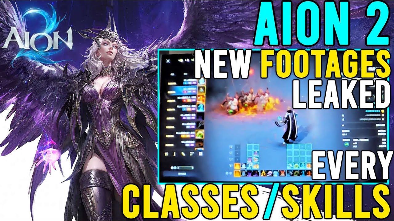 AION 2 New Classes and Skills Secret Footages (All 8 Classes ) - YouTube
